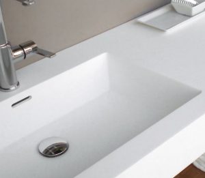 Solid surface vanity tops for bathrooms | Whitehall Fabrications